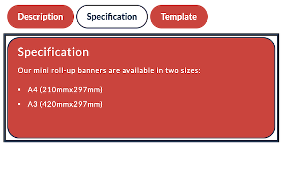 Interactive Tab Effects